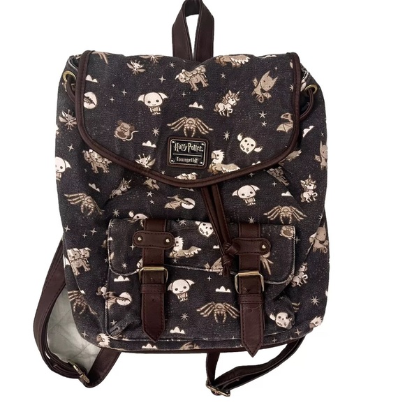 Loungefly | Bags | Loungefly Harry Potter Chibi Creatures Rucksack ...